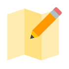 Map Editing icon in Color Style