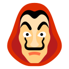 Money Heist Dali icon in Color Style