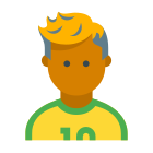 Neymar icon in Color Style