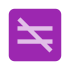 Unequal icon in Color Style