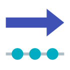 Outgoing Data icon in Color Style