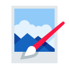 Paint Net icon in Color Style