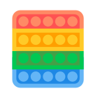 Pop It icon in Color Style