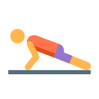 Pushups icon in Color Style
