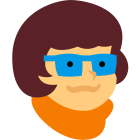 Scooby Doo Velma Dinkley icon in Color Style