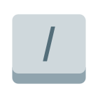 Solidus Key icon in Color Style