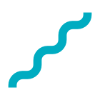 Squiggly Line icon in Color Style