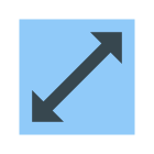 Stretch Tool icon in Color Style