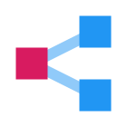 Tree Structure icon in Color Style