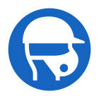 Wear Half Mask Respirator icon in Color Style