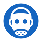 Wear Respirator icon in Color Style