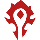 World Of Warcraft Horde icon in Color Style