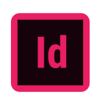 Adobe Indesign icon in Color Style