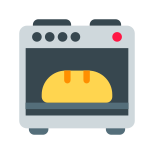 Bake icon in Color Style
