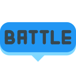 Icône Pokemon Battle dans le style Color