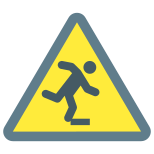Floor Level Obstacle icon in Color Style