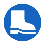 Foot Protection icon in Color Style