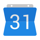 Google Calendar icon in Color Style