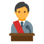 Mayor icon in Color Style