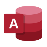 Microsoft Access 2019 icon in Color Style