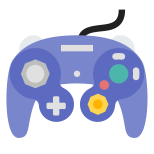 Nintendo Gamecube Controller icon in Color Style