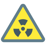 Radioactive Material icon in Color Style