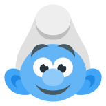 Smurf icon in Color Style