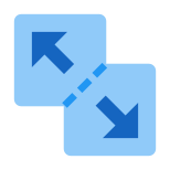 Split Files icon in Color Style