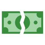 Split Money icon in Color Style