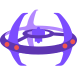 Star Trek Deep Space Nine icon in Color Style