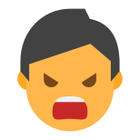 Mad icon in Color Style