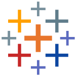 Tableau Software Icon im Farbe Stil