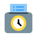Time Card icon in Color Style