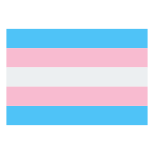 Transgender Flag icon in Color Style