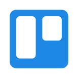Trello Icon im Farbe Stil