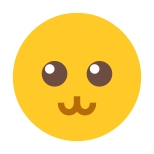 Icône Uwu Emoji dans le style Color