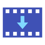 Video Download icon in Color Style