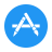 App Store icon in iOS Filled Style