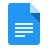 Google Docs icon in Cute Color Style