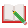 Book and pen Icons – Free Vector Download, PNG, SVG, GIF