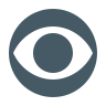 CBS icon in Cute Outline Style