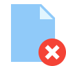 Delete File Icon - Free Download, PNG and Vector