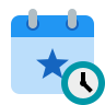 Event Accepted Tentatively icon in Cute Color Style