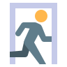 Exit Sign icon in Windows Metro Style