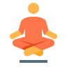 Floating Guru icon in Ice Cream Style