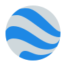 Google Earth icon in Ice Cream Style