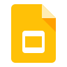 Google Slides icon in Bubbles Style