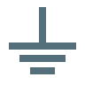 Ground Symbol icon in iOS Style