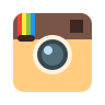 Instagram Old icon in Ice Cream Style