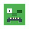 Minecraft Zombie icon in iOS Style